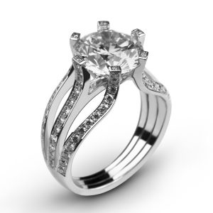 Split Shank Engagement Rings - Gemstone Buzz