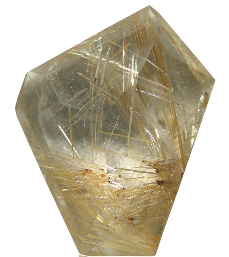 Quartz with Inclusions - Sagenitic Quartz (Tourmalinated / Rutilated)